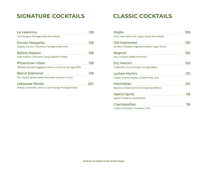 spirits1 – Sumac Restaurant & Lounge